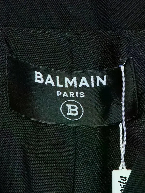 Balmain Double-breasted Gabardine Blazer