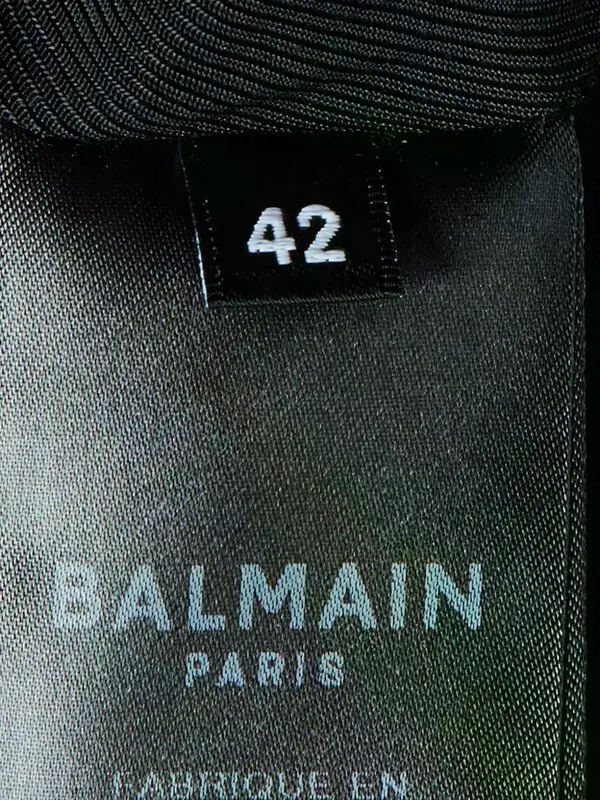 Balmain Double-breasted Gabardine Blazer