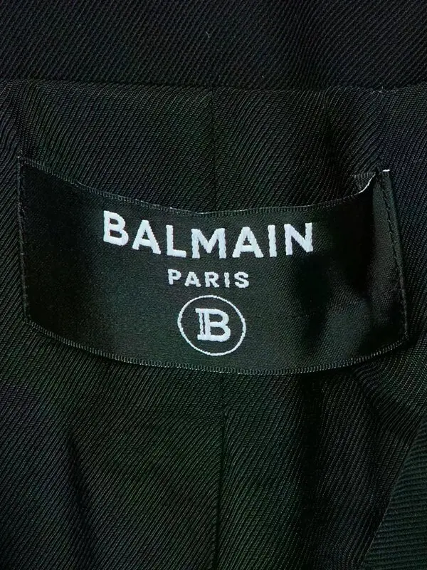 Balmain Double-breasted Gabardine Blazer