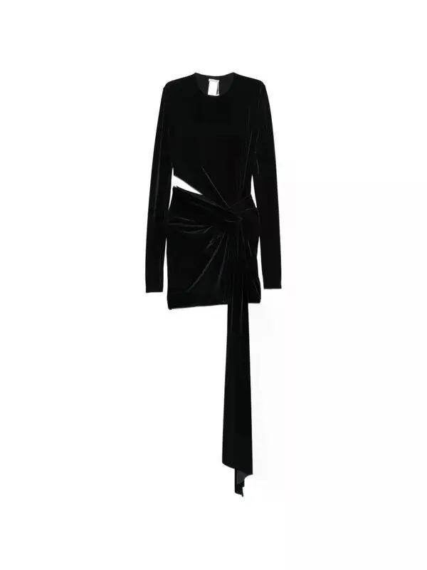 AMAZUIN Anouk Velvet Cut-out Mini Dress