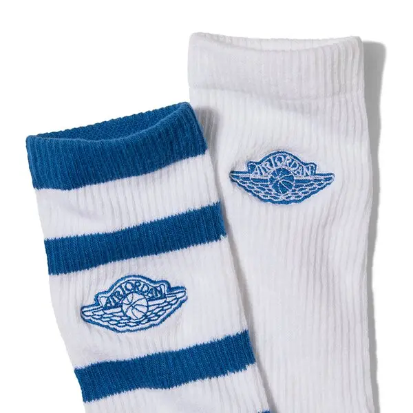 JORDAN Everyday Elevated Mid Calf Socks 'true Blue White