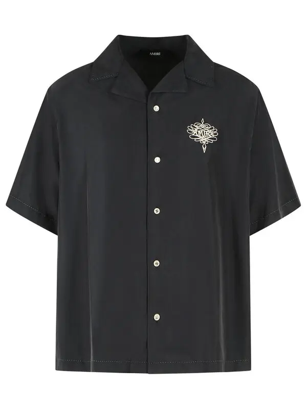Amiri Lasso' Polyester Blend Shirt - Black