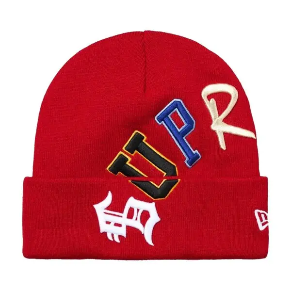 Supreme Fw26 New Era Arc Beanie - Red