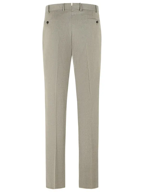 Zegna Beige Wool Trousers