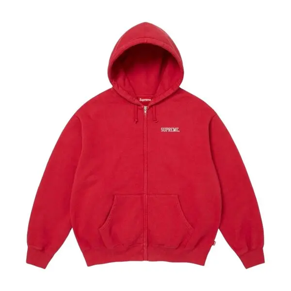 Supreme Fw26 Blessed Appliqué Zip Up Hooded Sweatshirt
