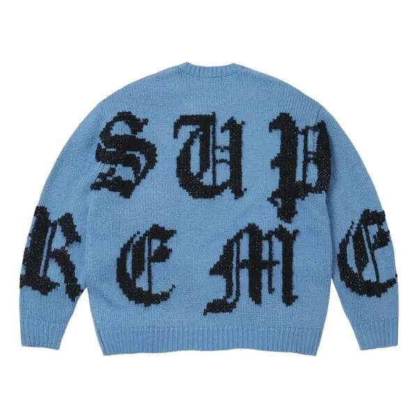 Supreme Fw26 Cross Stitch Logo Sweater