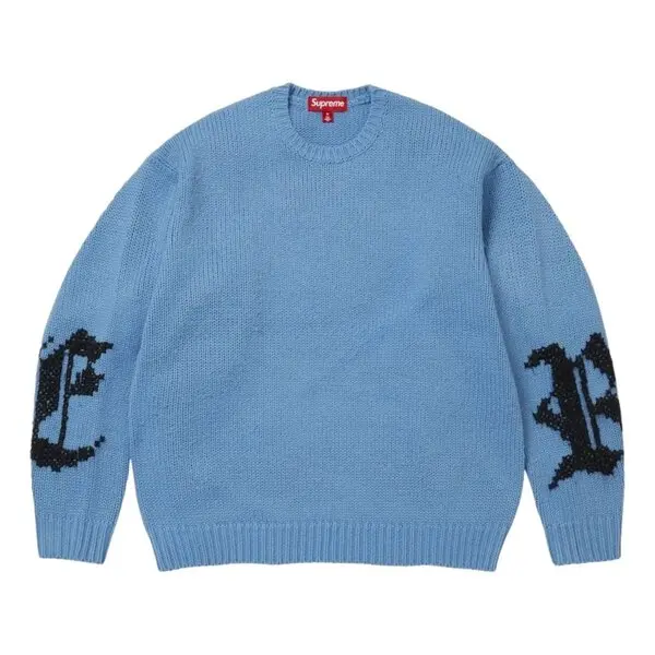 Supreme Fw26 Cross Stitch Logo Sweater