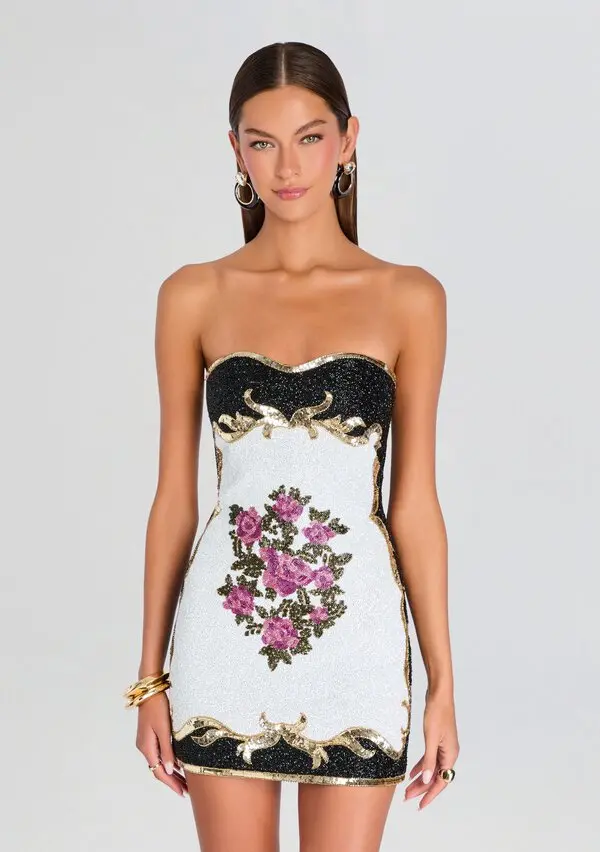 Retrofete Ismeria Embroidered Dress