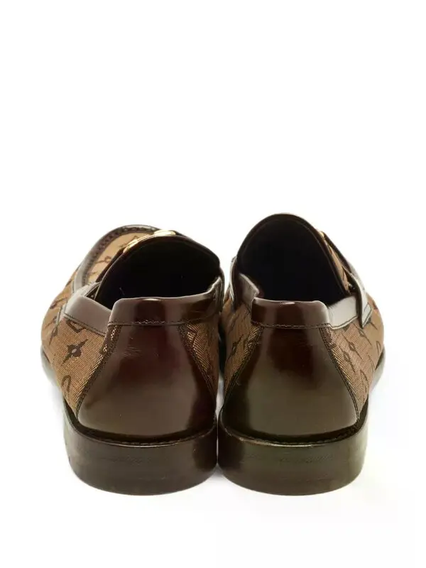 LOUIS VUITTON Major Monogram Canvas Loafers
