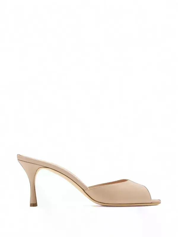 Manolo Blahnik Jada Leather Mules
