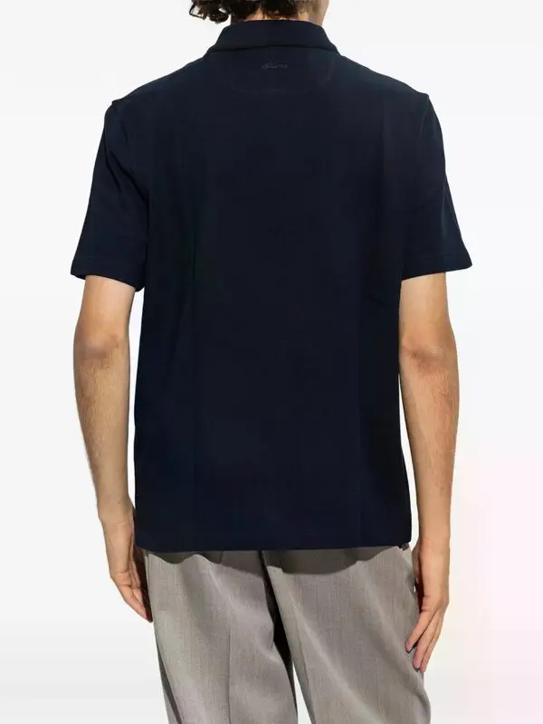 Brioni Essential Embroidered-logo Polo Shirt