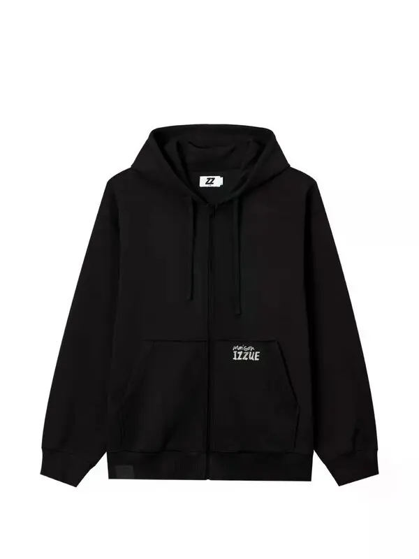 Izzue Logo-print Zip-up Hoodie