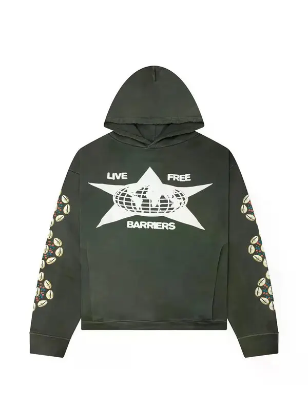 BARRIERS Graphic-print Hoodie