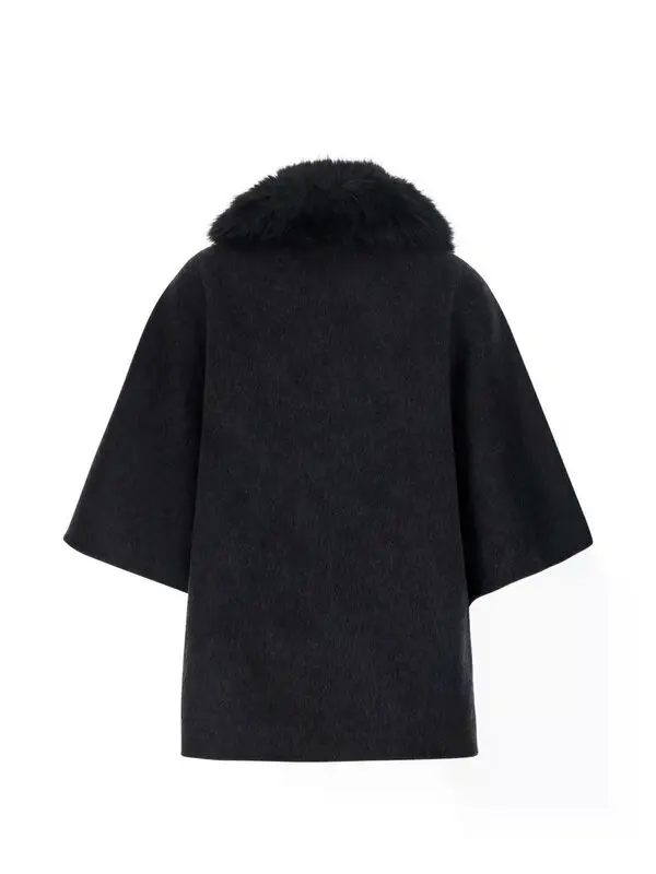 GIOVANNI PARIS Clementine Faux-fur Collar Cape