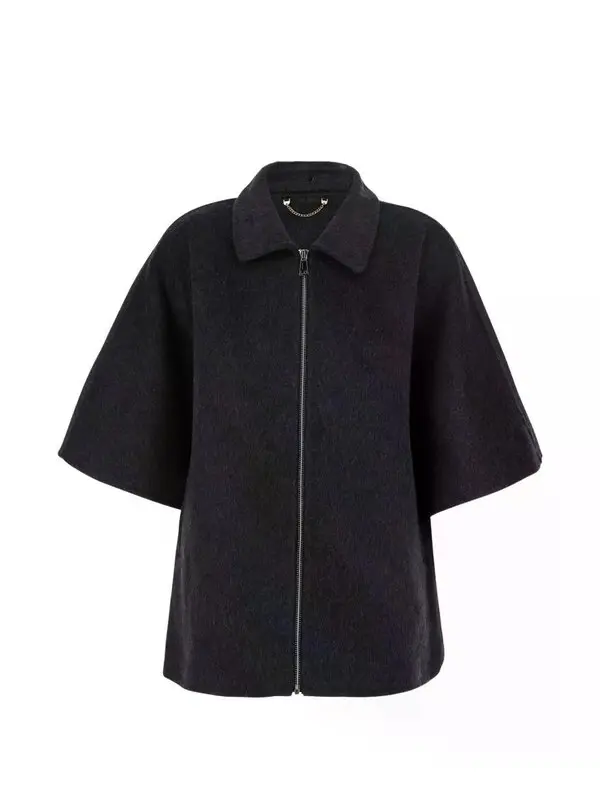 GIOVANNI PARIS Clementine Faux-fur Collar Cape