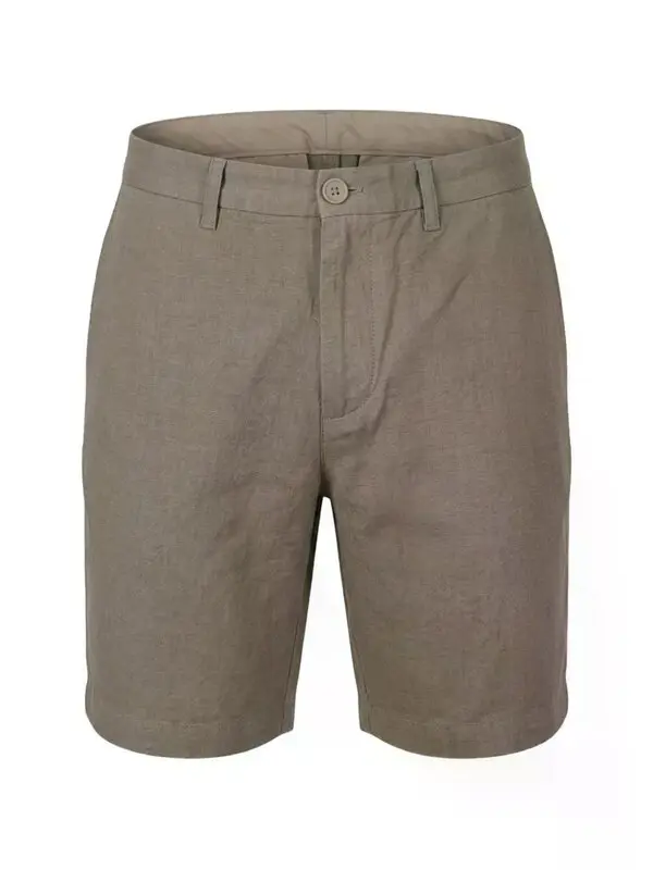 Emporio Armani Linen-blend Chino Shorts