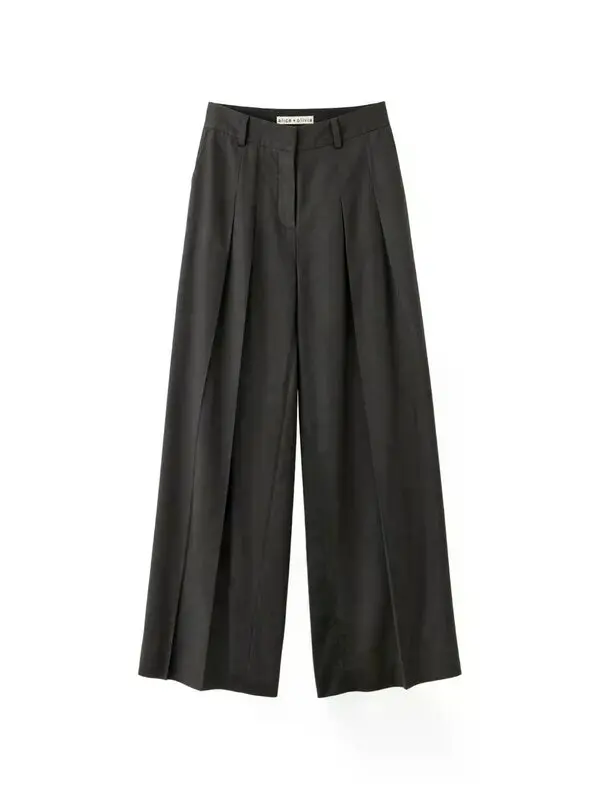 Alice + Olivia Blaire Pleated Tailored Trousers