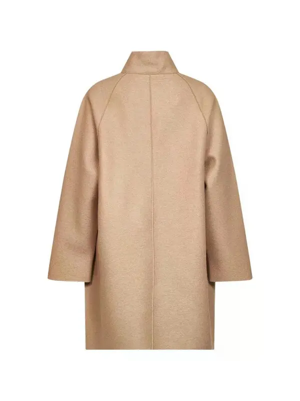 Harris Wharf London High-neck Virgin Wool Coat