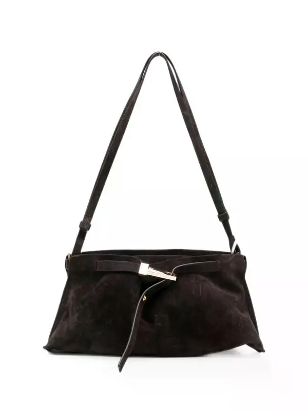 Benedetta Bruzziches Lauren Buckle-fastening Suede Shoulder Bag