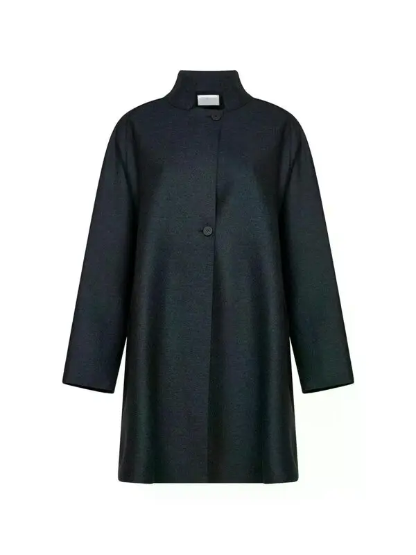 Harris Wharf London High-neck Raglan-sleeve Coat