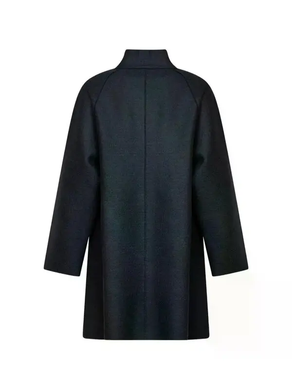 Harris Wharf London High-neck Raglan-sleeve Coat
