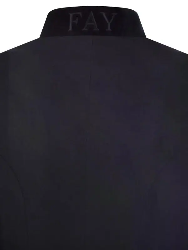 FAY Velvet-collar Blazer