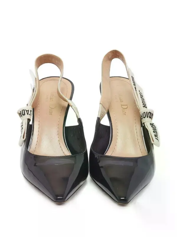 Dior J'adior Patent Leather Slingback Pumps