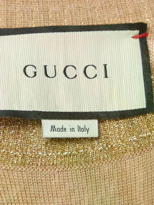 Gucci 2018 Gg Rhinestone-embellished Sweater