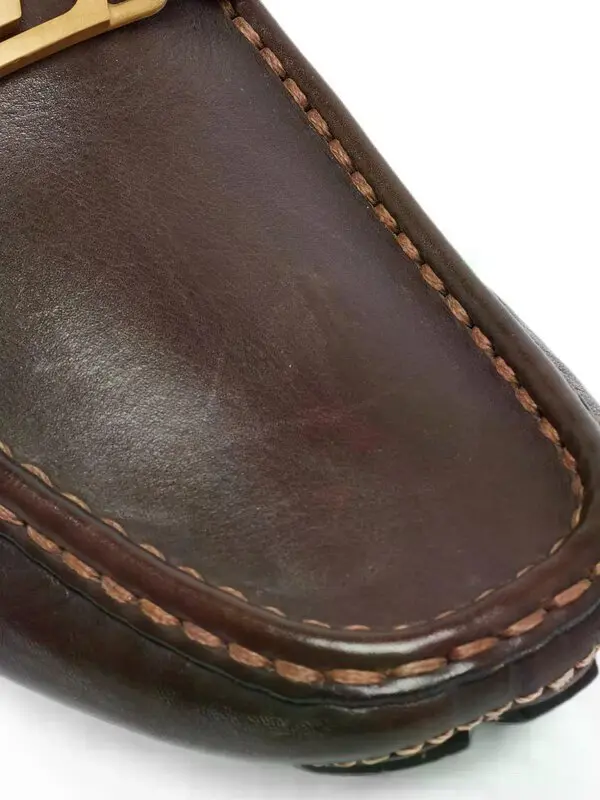 LOUIS VUITTON Monte Carlo Logo-plaque Loafers