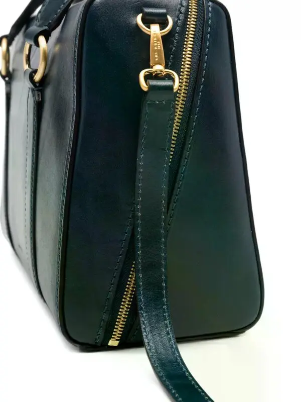 THE BRIDGE Logo-stamp Leather Tote Bag