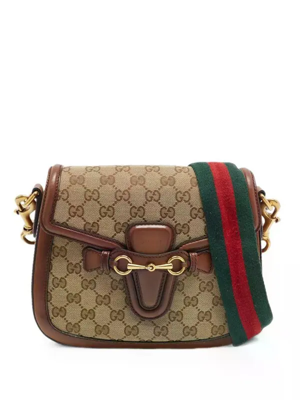 Gucci Small Lady Web Gg Supreme Crossbody Bag