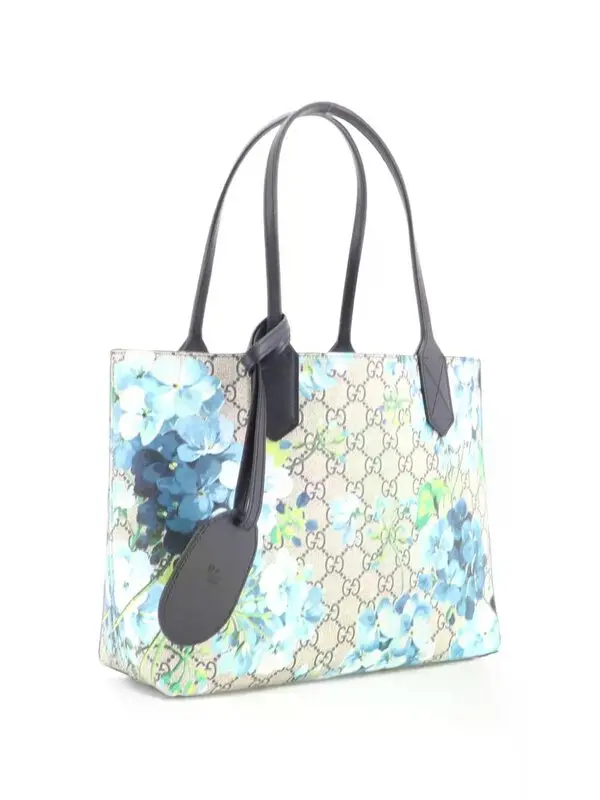 Gucci Reversible Blooms Gg Print Leather Small Tote Bag