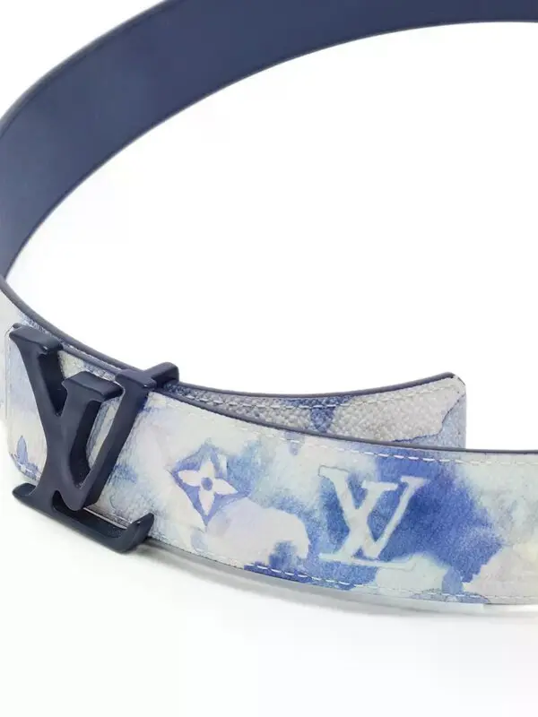 LOUIS VUITTON 2021 Initiales Logo-plaque Belt
