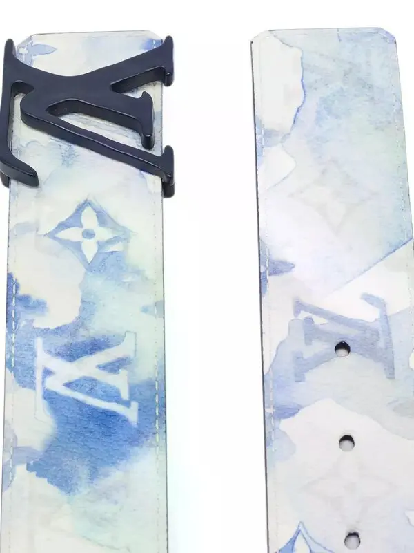 LOUIS VUITTON 2021 Initiales Logo-plaque Belt
