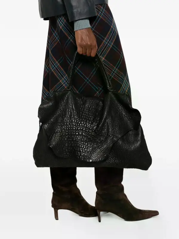 UN TE' DA MATTI Il Cappellaio Matto Croc-effect Tote Bag
