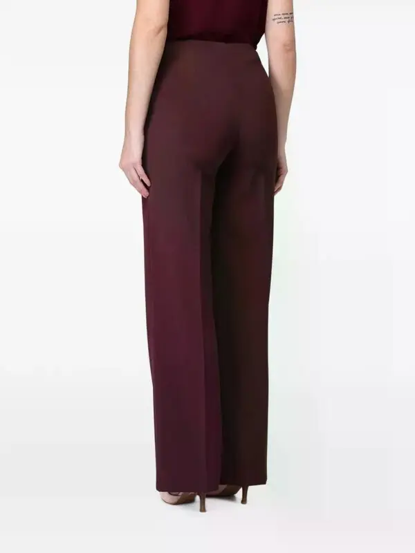 HANITA Pressed-crease Straight-leg Trousers
