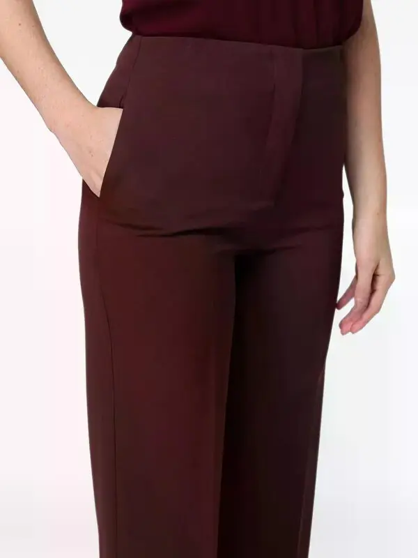 HANITA Pressed-crease Straight-leg Trousers