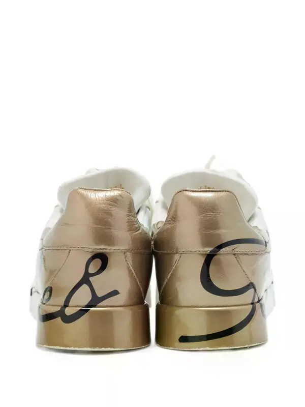 Dolce & Gabbana Portofino Graphic-print Sneakers
