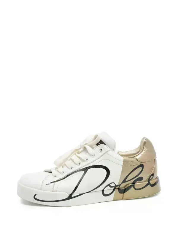 Dolce & Gabbana Portofino Graphic-print Sneakers