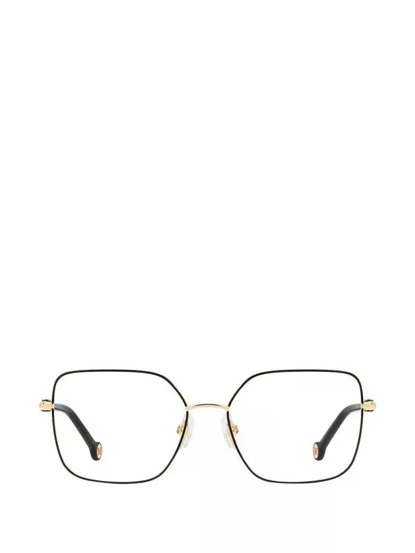 Carolina Herrera Geometric-frame Glasses - Gold