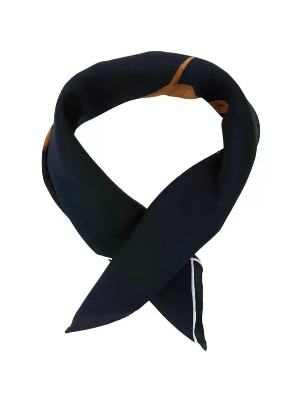 Ralph Lauren Dog-print Silk Scarf