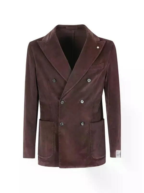 L.B.M. Corduroy Double-breasted Blazer