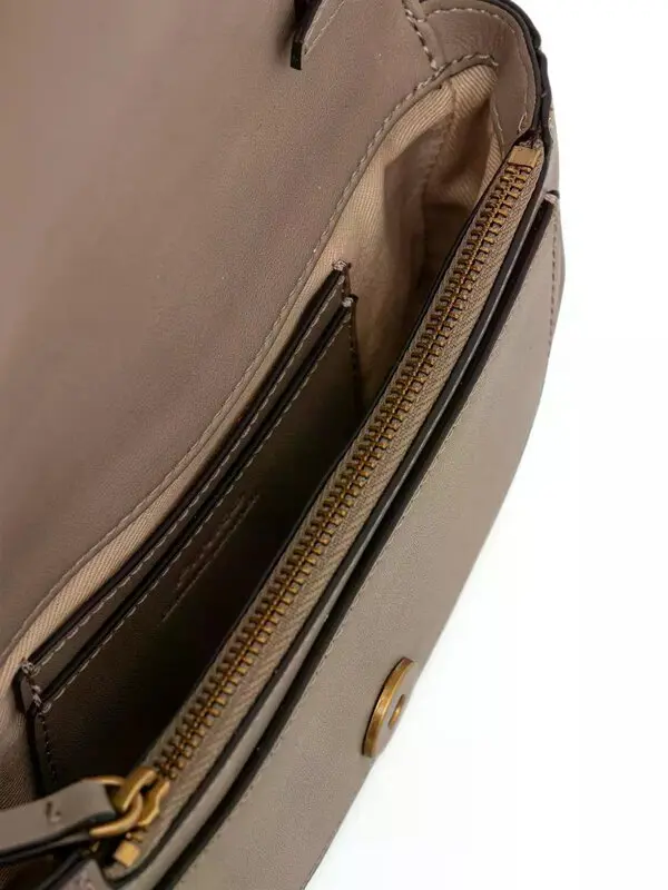 Pinko Love Birds Leather Shoulder Bag