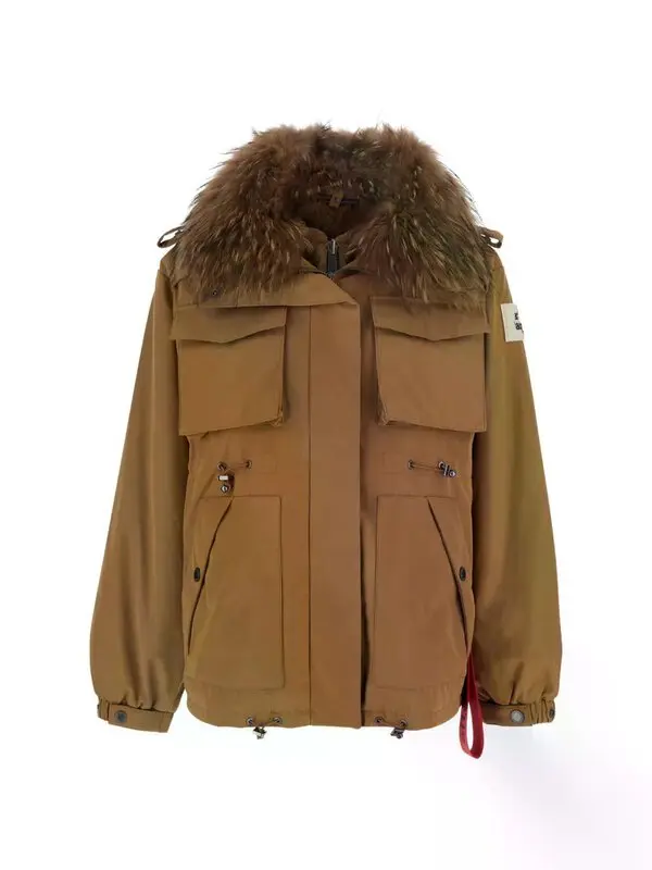 AFTER/LABEL Ushuaia Faux-fur Trim Jacket