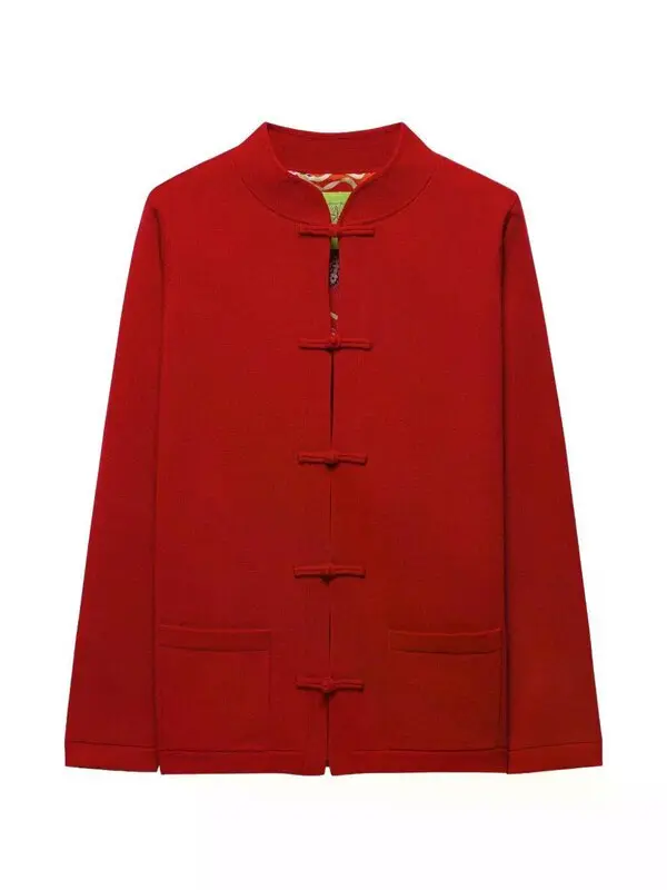 Shanghai Tang Tang Frog-fastening Cardigan