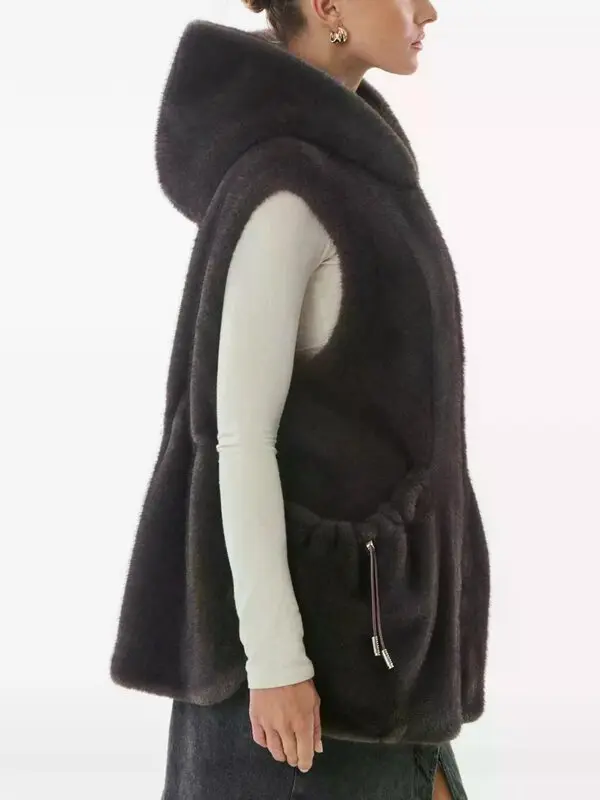 GIOVANNI PARIS Maury Faux-fur Waistcoat