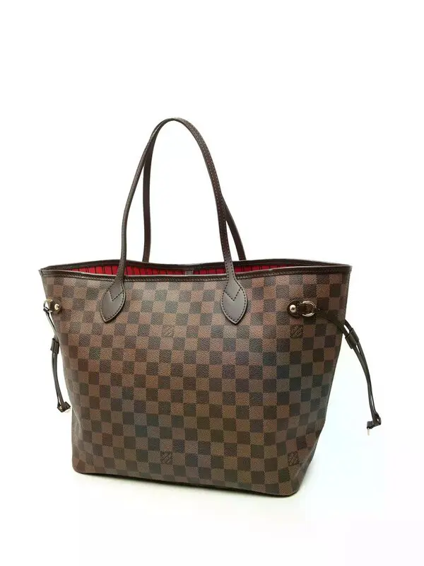 LOUIS VUITTON 2014 Damier Ebene Neverfull Mm Tote Bag - Brown