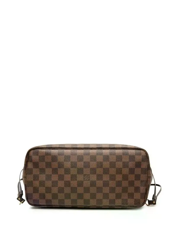 LOUIS VUITTON 2014 Damier Ebene Neverfull Mm Tote Bag - Brown