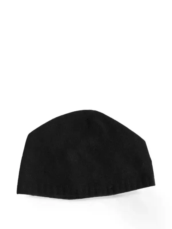 ZIGGY CHEN Cashmere Beanie Hat - Black