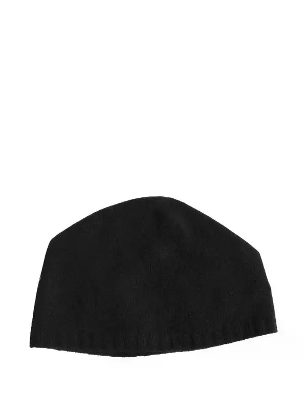 ZIGGY CHEN Cashmere Beanie Hat - Black